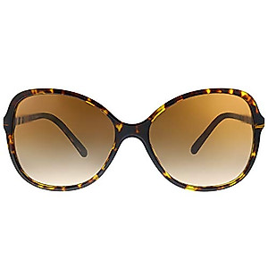 BURBERRY BE 4197 300213 Dark Havana Plastic Square Sunglasses Brown Gradient Lens