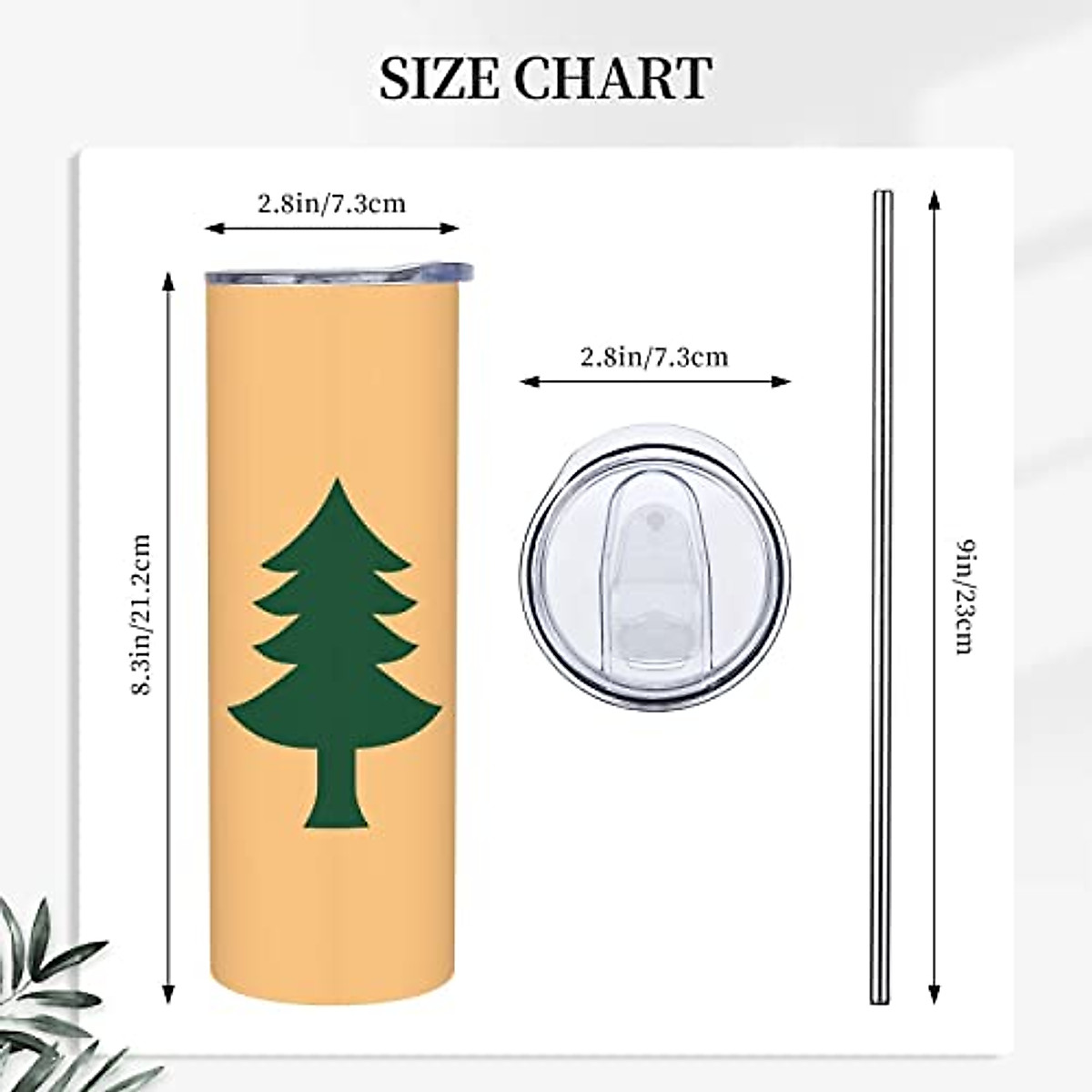 LIICHEES Flag of Maine (1901–1909) Stainless Steel Vacuum Insulated Tumbler 20oz Coffee Cups Travel Mug Water Cup with Metal Straw Cleaning Brush