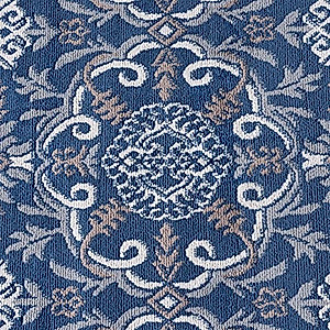Izel Navy 5x7 Area Rug - Area Rugs for Living Room, Bedroom Rug, Dining Room Rug, Entryway or Kitchen Rug - Alfombras para Salas