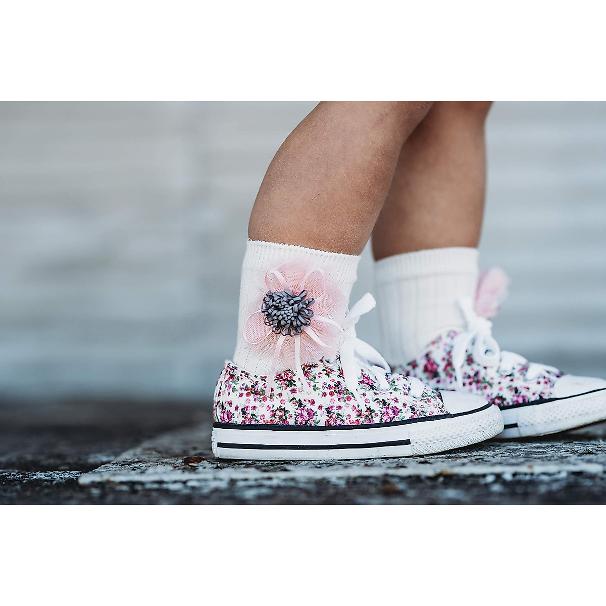 Generic Girls 3D animals socks - Set of 4 cute pairs of socks - warm and comfortable socks - adorable socks - (1-3 years), Pink, Medium