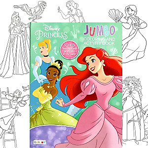 Disney Princess Coloring and Activity Book Bundle with Imagine Ink Coloring Book, Stickers and More