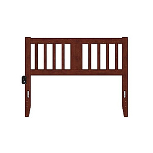 AFI Tahoe Full Headboard with USB Turbo Charger in Walnut