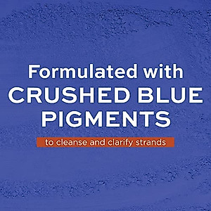John Frieda Blue Crush Blue Shampoo and Conditioner Set for Brunettes, Crush Brassy Tones for Brunettes, 8.3 Fl Oz