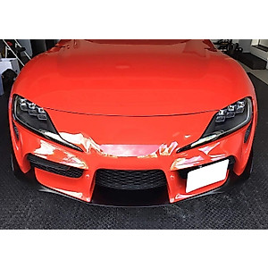 iJDMTOY Compatible with 2020-up Toyota Supra GR No Drill Front Bumper Tow Hook License Plate Mounting Bracket Adapter Kit