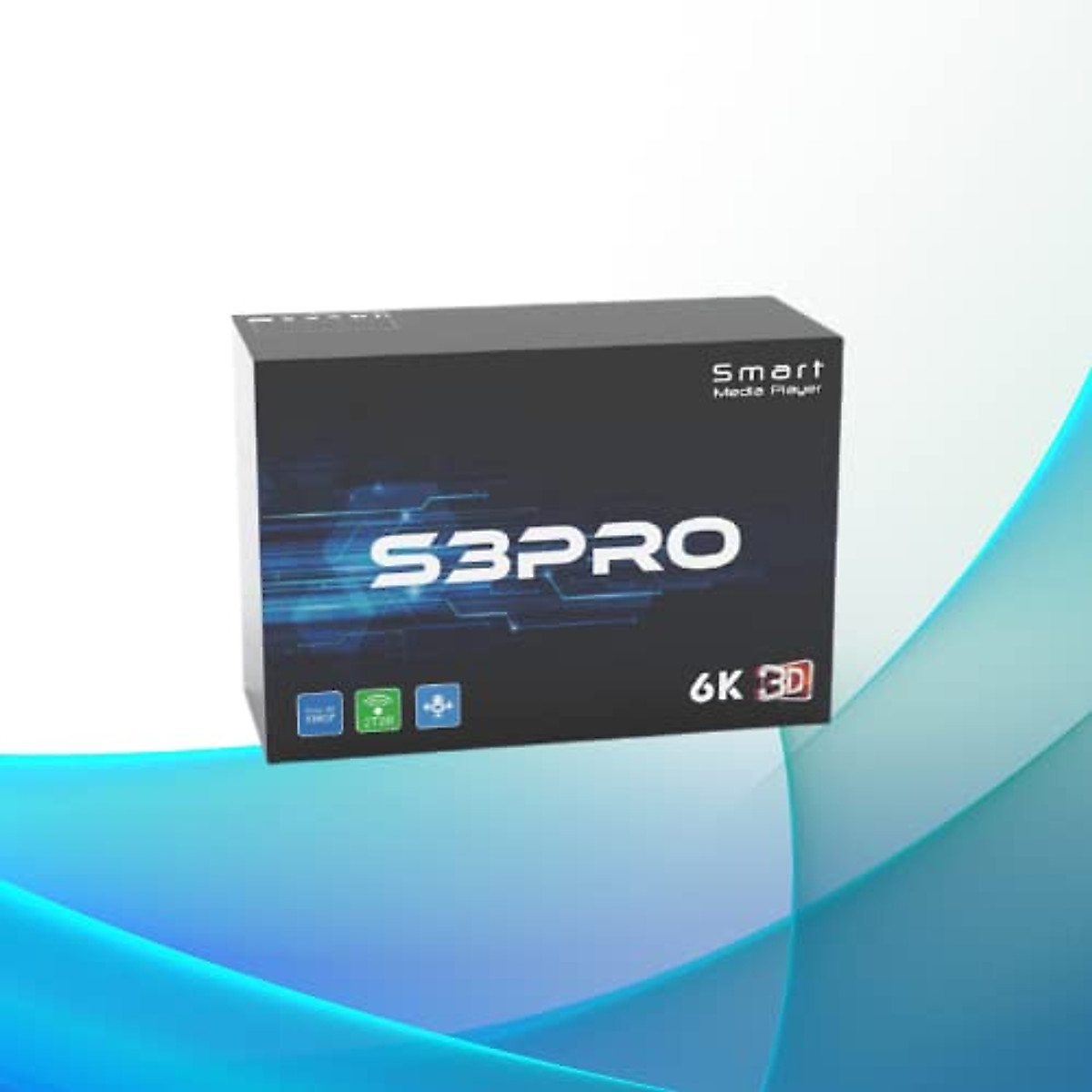 New 2022 Android TV Box S3 Pro, Android 9 with Voice Command Remote