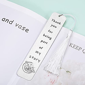 Thank You Gifts Appreciation Bookmark for Women Men Valentines Gifts Teachers Day Birthday Thanksgiving Gifts for Teacher Tutor Mentor Book Lover from Student Going Away Retirement Leaving Gifts