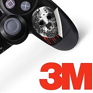 Skinit Decal Gaming Skin Compatible with PS4 Controller - Officially Licensed Warner Bros Friday The 13th Jason Voorhees Dripping Mask Design