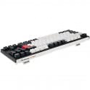 Ducky ONE 2 TKL Tuxedo Gaming Tastatur, MX-Speed-Silver - Schwarz/weiß/Rot