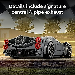 LEGO Speed Champions Pagani Utopia 76915 Race Car Toy Model Building Kit, Italian Hypercar, Collectible Racing Vehicle, 2023 Set