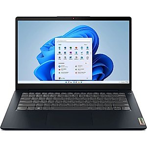 Lenovo 2023 IdeaPad 3 14” FHD IPS Laptop 10-Core 12th Intel i5-1235U Iris Xe Graphics 16GB DDR4 512GB NVMe SSD WiFi AX HDMI USB-C w/DP Webcam Backlit Keyboard Fingerprint Windows 11 Home w/RE USB