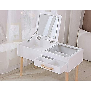 WYKDD Nordic Window Economical Multi-Functional Small Apartment Bedroom Dressing Table Simple Dressing Table