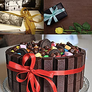 Orange Satin Ribbon Holloween for Gift Wrapping 3/8 inch,25 Yards Continuous Ribbons Roll,Christmas Gift Ribbon Thick Solid Fabric Ribbon for Crafts,Wedding Car,Hair Bow Making,Wreath,Bouquet,Balloons