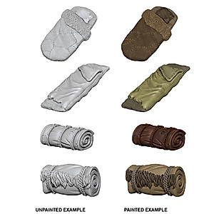 WizKids Deep Cuts Unpainted Miniatures Terrain: Wave 10: Bedrolls