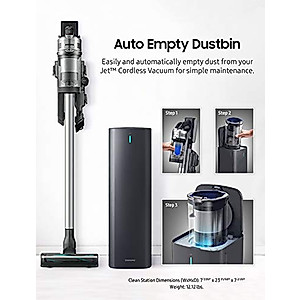 Samsung Jet 75 Jet Cordless Stick Vacuum, Grey