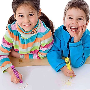 Kaptin 24 Pack Multicolor Ballpoint Pen Mini Shuttle Pens mini pens, Retractable Ballpoint Pens Multicolor Pens kids pens Office School Supplies for Students Children