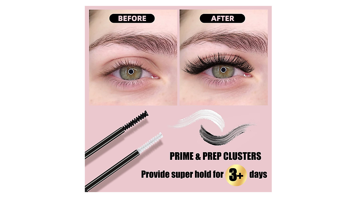 Higu Clace DIY Lash Clusters - 10 Pairs for Easy Application