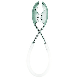 Casa Bugatti Kiss Salad Tongs, White