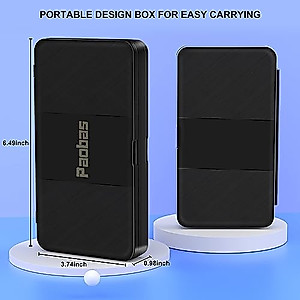 Paobas 48 Slot Game Card Case for Nintendo Switch Game Cards and Mirco SD Memory Cards, Portable Switch Lite/OLED Game Memory Card Storage Holder