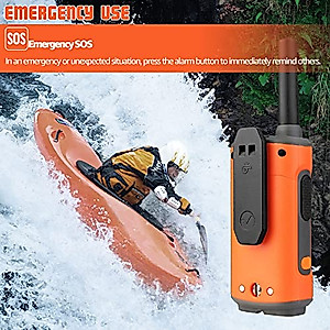 Retevis RT45P Waterproof Walkie Talkies IP67,Rechargeable Two Way Radio for Adults,22CH SOS NOAA,with 1000mAh Battery and USB-C Charger,Long Range 2 Way Radios for Skiing Fishing Boating (2 Pack)