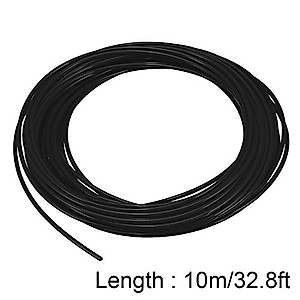 uxcell 3D Pen Filament Refills,32.8Ft,1.75mm PLA Filament Refills,Dimensional Accuracy +/- 0.02mm,for 3D Printer,Black