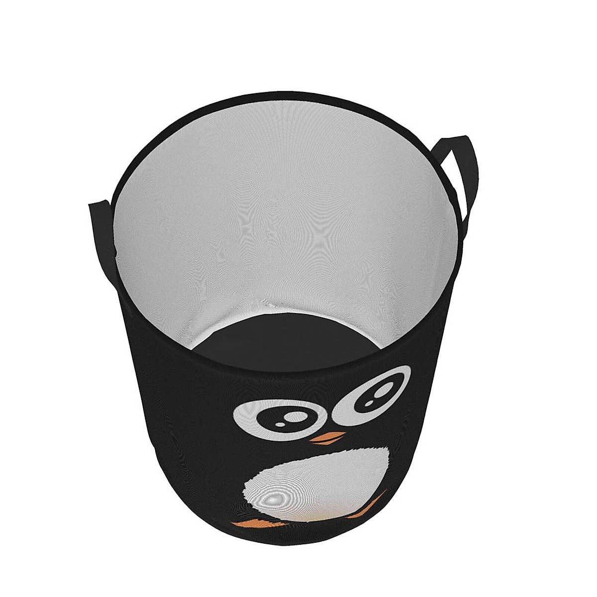 Foruidea Cute Penguin Laundry Basket,Laundry Hamper,Collapsible Storage Bin, Oxford Fabric Clothes Baskets,Nursery Hamper For Home,Office,Dorm,Gift Basket