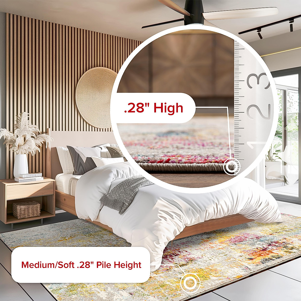 nuLOOM Cézanne Colorful Abstract Area Rug, 8x11, Multi