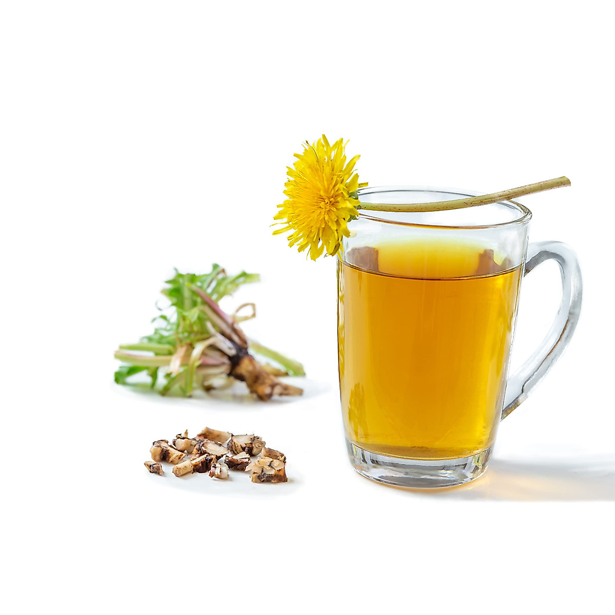 Dandelion Root Tea 1LB (16Oz) | 100% Certified Organic | Loose Dandelion Root Tea (200+ Cups) Cut and Sifted| 100% Raw Albanian Harvest | by U.S. Wellness Naturals