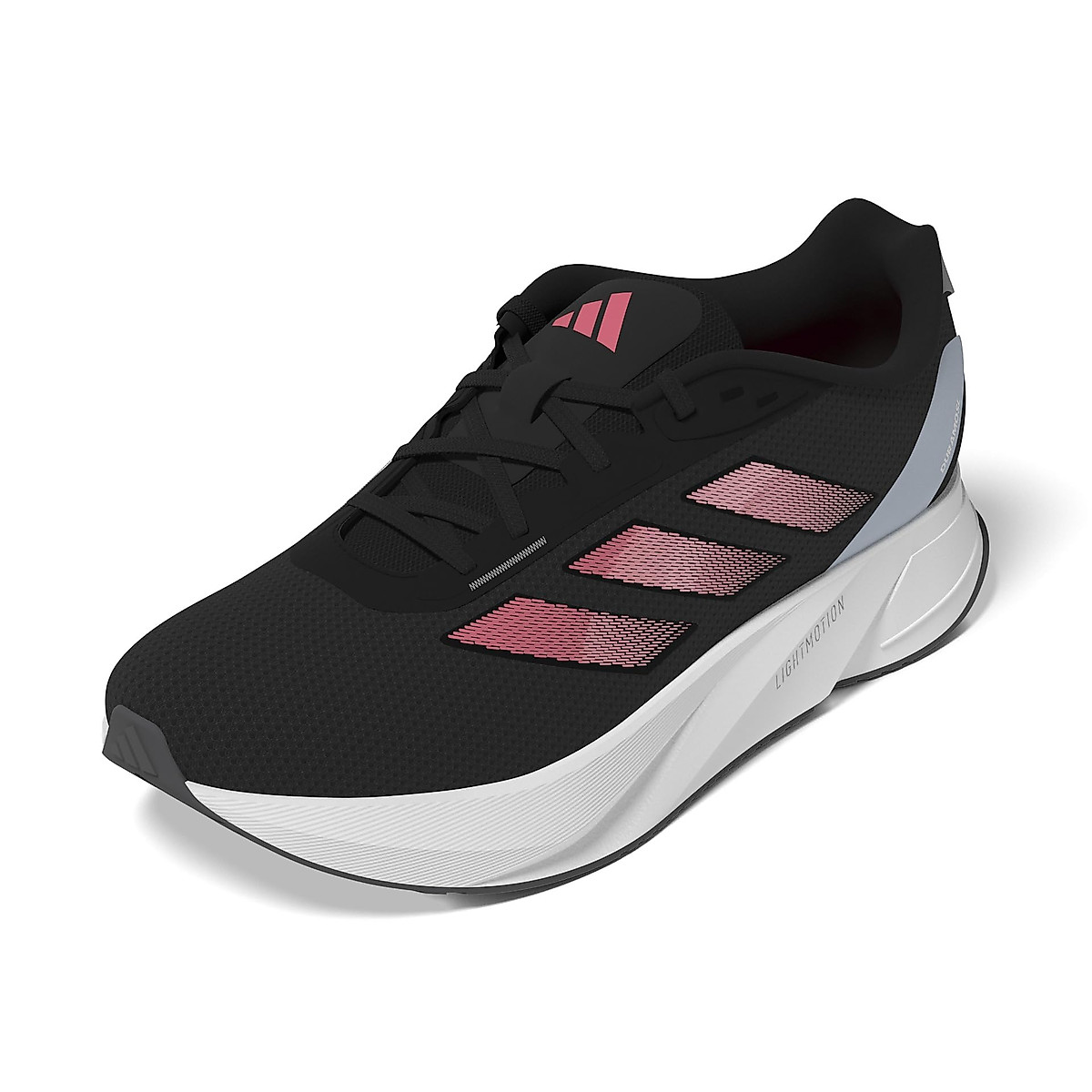 adidas Women's Duramo SL Sneaker, Core Black/Pink Fusion/Grey, 7