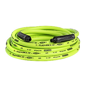 Flexzilla Air Hose (3/8 in. x 25 ft.) and Flexzilla Pro High Flow Coupler & Plug Kit (14-Piece)