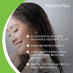 Natures Plus Natural Beauty Cleansing Bar - 3.5 oz, Pack of 3 - Cleanse, Soothe & Protect Skin - With Vitamin E, Allantoin, Humectants & Emollients