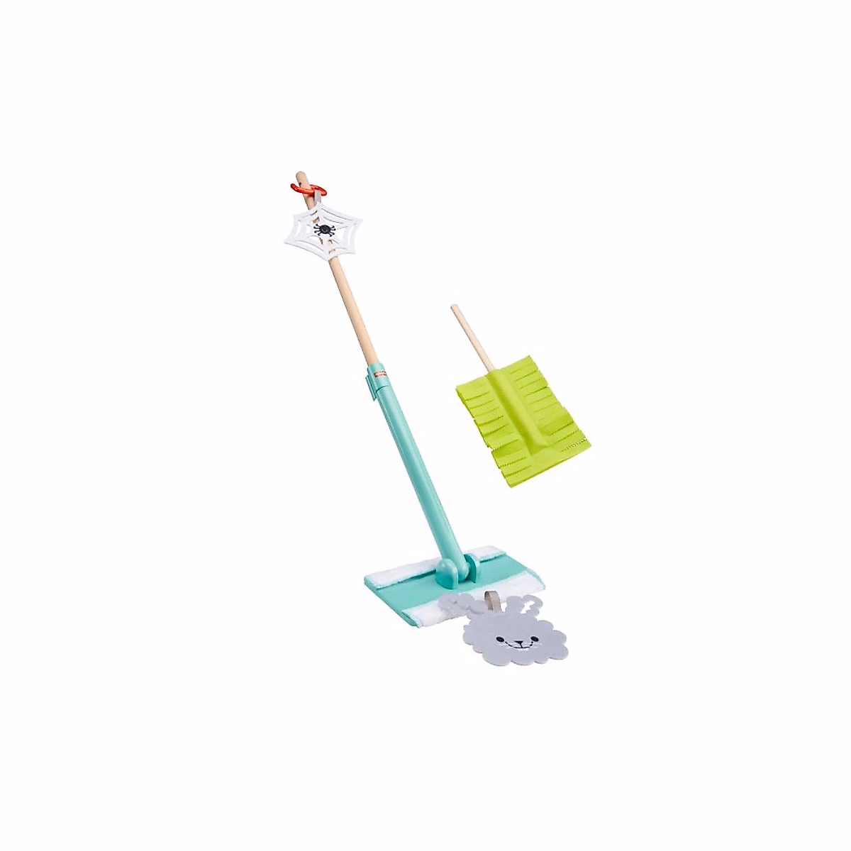 Fisher-Price Clean-up and Dust Set 5-Piece Pretend Play Set for Preschoolers