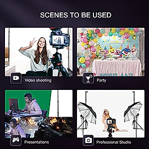 Yesker Photo Video Studio 10ft Adjustable Backdrop Stand, Background Support System Kit with Carry Bag for Photography Studio Parties Wedding