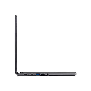 acer 2022 11.6" Convertible Touchscreen Chromebook Laptop, AMD A-Series A6-9220C Processor, 4GB RAM, 32GB Flash Storage, AMD RadeonTM R5 Graphics, Chrome OS, Black, 32GB USB Card