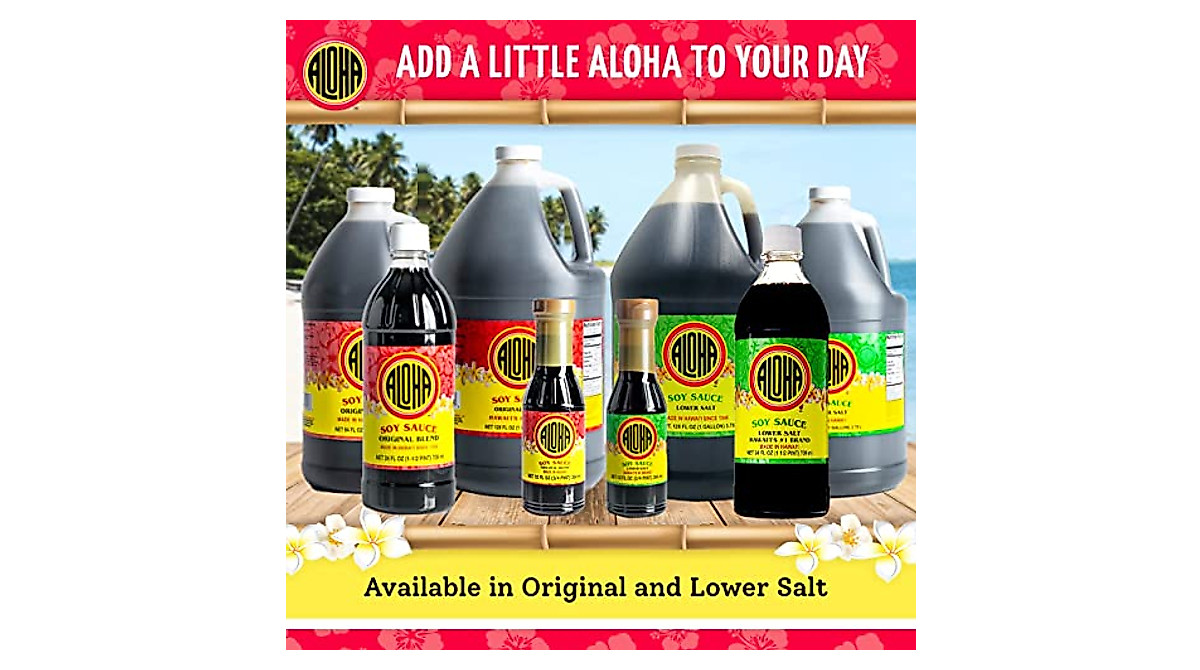 Aloha Shoyu Original Hawaiian Soy Sauce - Authentic & Balanced Flavor
