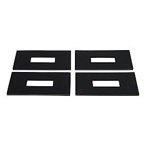 CURT 16901 5th Wheel Rail Sound Dampening Pads, 4-Pack