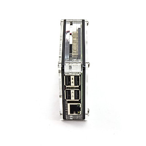 C4Labs Zebra Virtue Fan Case for Raspberry Pi 4B, 3, 2 and B+ (Black Ice)
