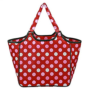 Huge Knitting Bag Yarn Tote Bag Organizer, Knitting Tote Crochet Bags for Yarn Portable Storage for Carrying Unfinished Project, Knitting Needles Kits and Yarn