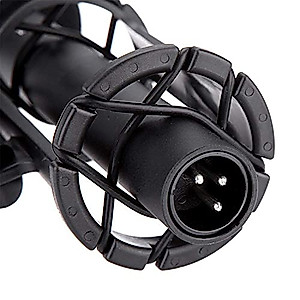 Nicama NC4 Microphone Shock Mount Universal Holder Clip with Camera Cold Shoe for Shotgun Microphone AKG D230 Sennheiser MKH-416 ME66 Rode NTG-2 NTG-1 Audio-Technica AT-875R