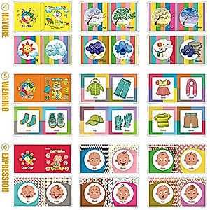 teytoy My First Soft Book, 6 PCS Nontoxic Fabric Baby Cloth Books Early Education Toys Activity Crinkle Cloth Book for Toddler, Infants and Kids Perfect for Baby Shower (New Version)