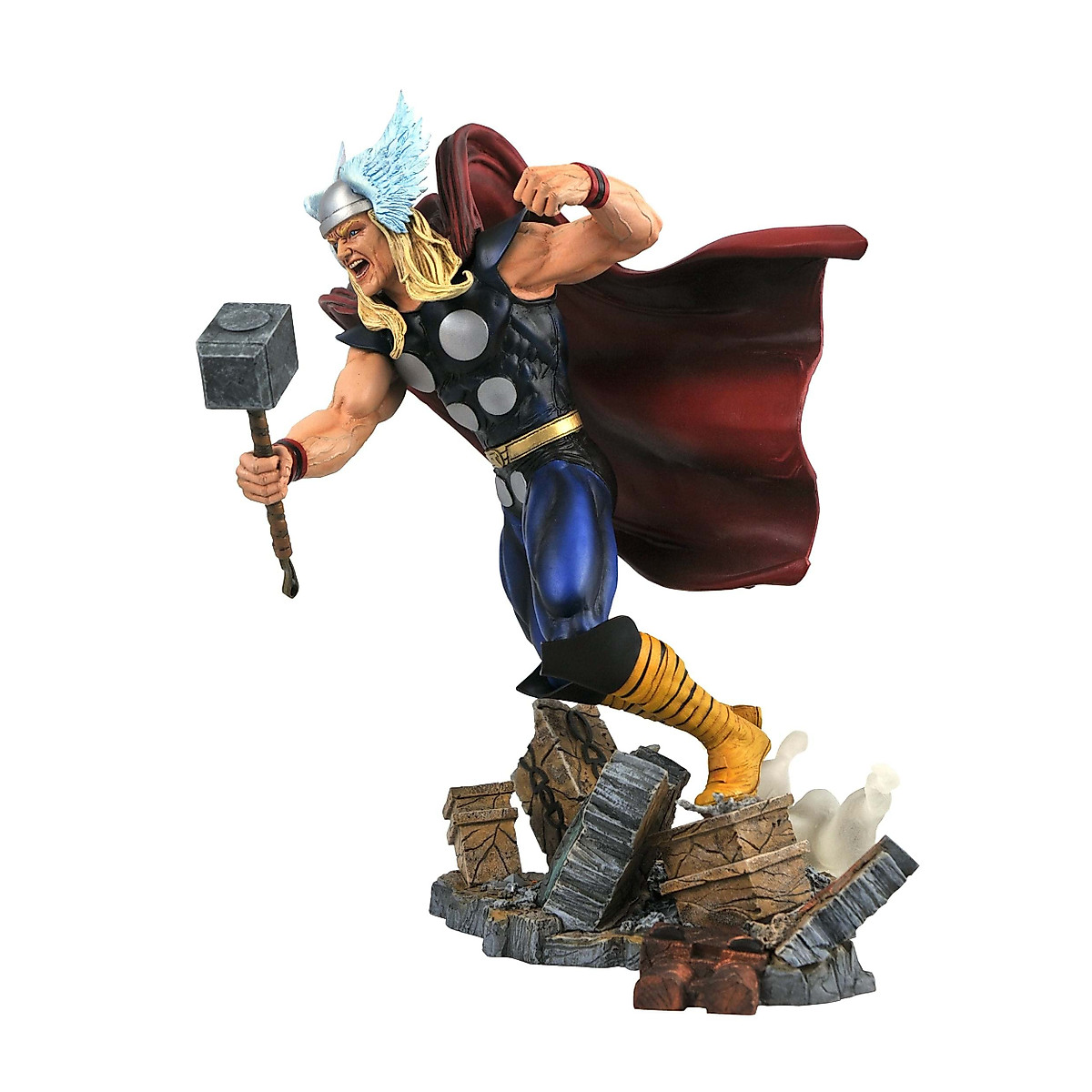 Diamond Select Toys Marvel Gallery Thor PVC Statue, Multicolor, 9 inches