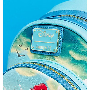Loungefly Disney The Little Mermaid Ariel Scene Womens Double Strap Shoulder Bag Purse