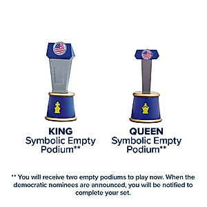 As Seen On TV Collector's Edition 2020 Battle for The White House Chess Set Board Game by BulbHead - Chess Pieces Look Just Like Politicians & Patriotic Chess Board Democrats Vs. Republicans