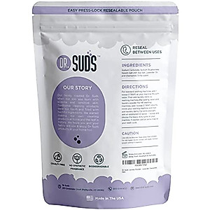 New Dr Suds Natural Laundry Detergent Powder 100+ Loads Lavender Chamomile Made with Natural Earth Minerals