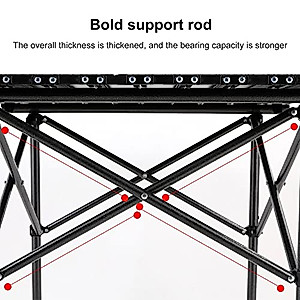 DOUBAO Portable Light Weight Aluminum Alloy Outdoor Folding Table for Camping Beach Backyards BBQ Party Tabletop