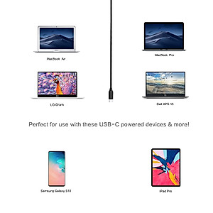 CBUS USB C to USB C Cable, 100W 15ft Type C Fast Charging Cable Compatible with MacBook Pro/Air, iPad Pro/Air, Dell XPS 13/15/17, LG Gram, Micrsoft Surface, Galaxy S23/S22, Steam Deck, Switch, PS5