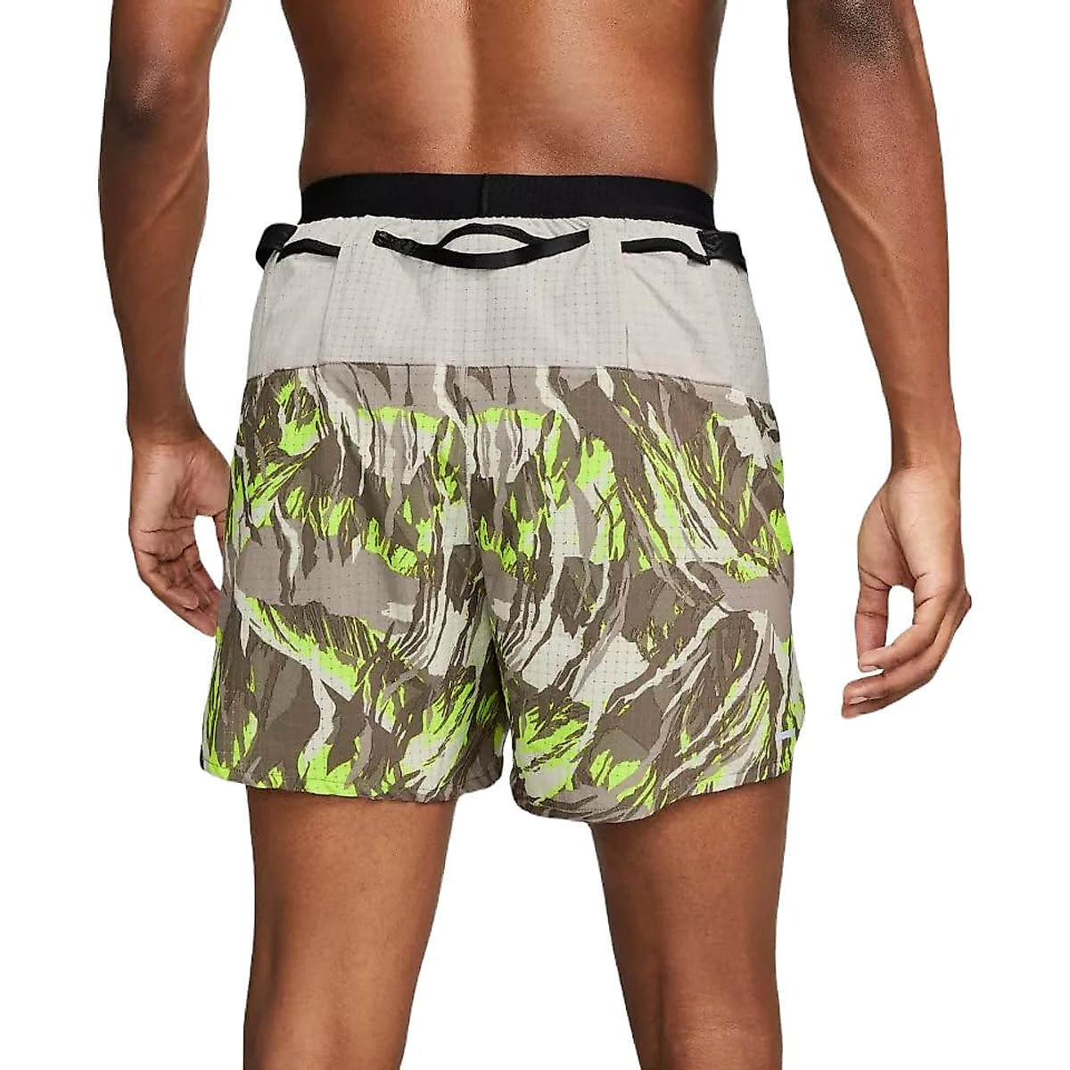 Nike Dri-FIT Flex Stride Men's 5" Brief-Lined Trail Running Shorts, Olive Grey/Lt Iron Ore/Celestine Blue, M Regular US