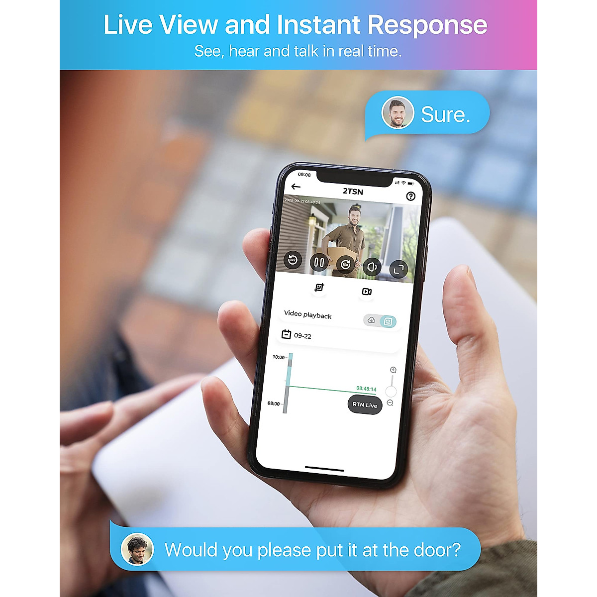ZOSI 2pack C289 2K WiFi PTZ Security Camera,Person Vehicle Detection,Auto Tracks Human,2 Way Audio,Night Vision,Floodlight Siren,3MP Pan/Tilt Outdoor Indoor Cam,SD Card & Cloud Storage,5X Digital Zoom