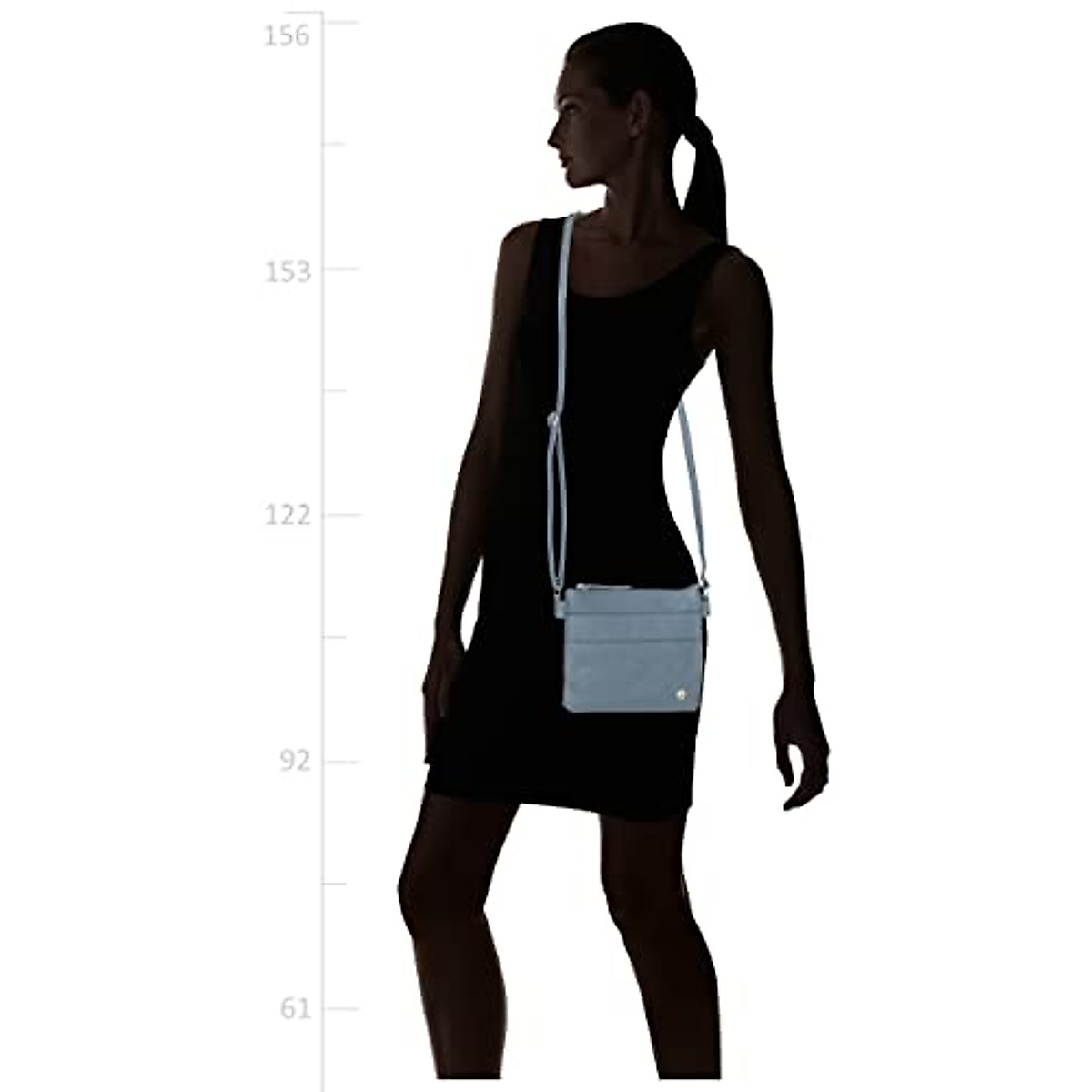 Nautica Womens Nautica Set a Drift Crossbody, Chambray, One Size US