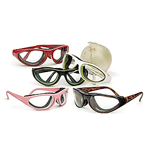 RSVP Tearless Pink Kitchen Onion Goggles, supports Breast Cancer Awareness