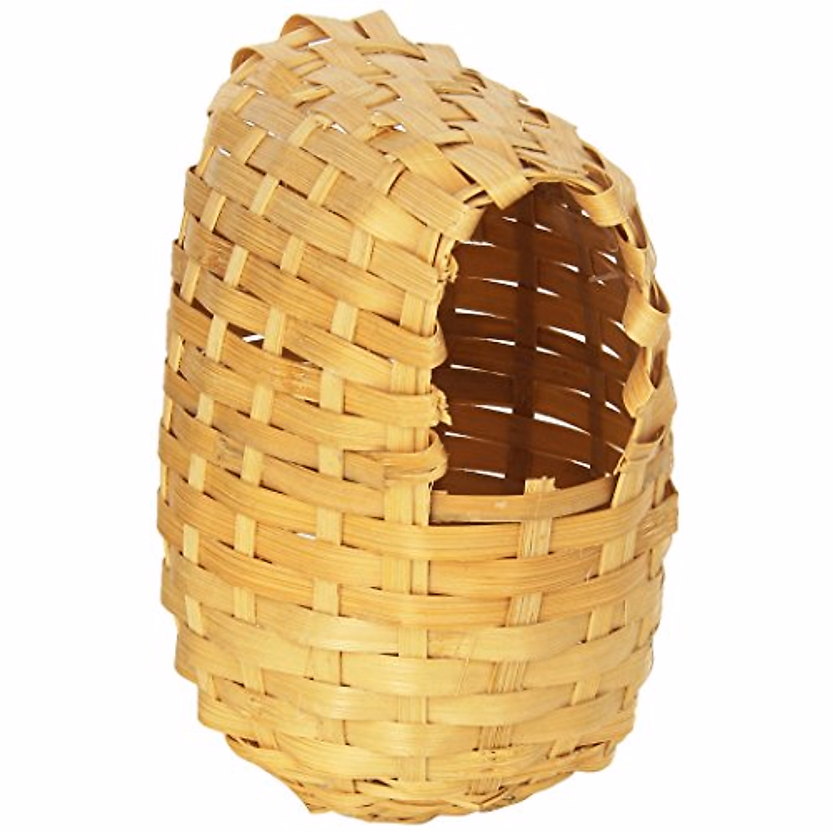 Prevue Pet Products BPV1155 Bamboo Covered Breeding Nest Hut for Birds, Large